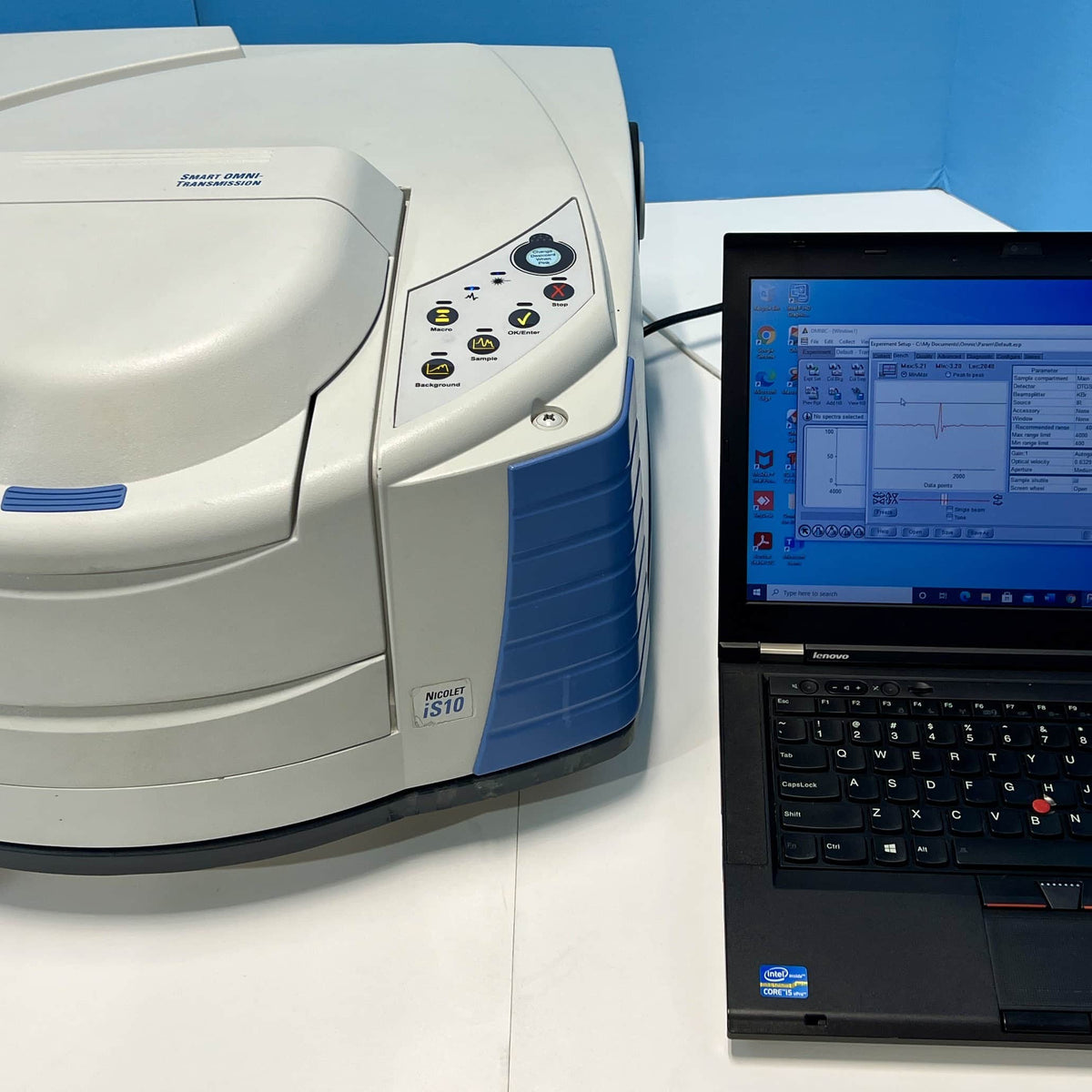 IS10 FTIR Base Unit with Transmission Accy – White Bear Photonics